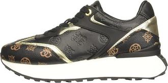 Guess Guess Baskets Luchia pour Femme, Noir/Multicolore, 6.5 UK