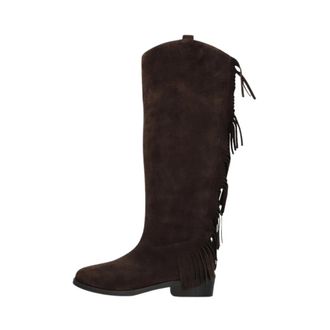 Inuovo Braune Wildleder Winterstiefel - - Shoes - Damen - Braun - 40 EU