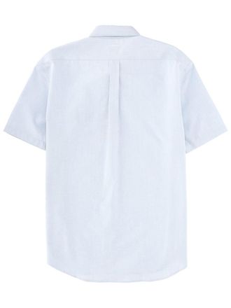 Kenzo Logo-Embroidered Cotton Shirt - Azure