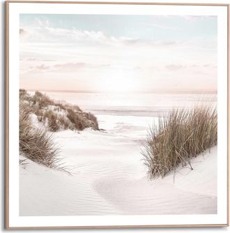 Reinders Gerahmtes Bild, Strand Horizon, Wohnzimmer, MDF, 50x50cm
