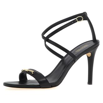 Michael Kors 40R5LEHS1L-001 LENA HEELED SANDAL Damen BLACK EU 39.5