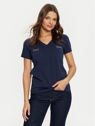 Guess T-Shirt 5RGI03 6008A Dunkelblau Regular Fit
