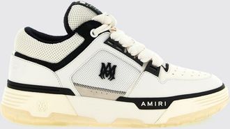 Amiri Baskets MA-1 en cuir et mesh avec monogramme et cheville rembourr&eacute;e