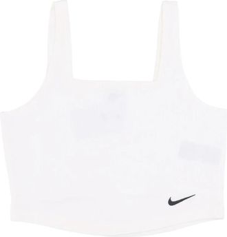 Nike Sportliches Tanktop mit Swoosh-Logo - - Sport - Damen - Wei&szlig; - XS