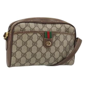 Gucci Sac bandouli&egrave;re vintage en toile Pre-owned - Femme - Pre-owned - Beige - Taille: ONE Size