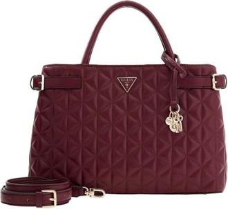 Guess sac &agrave; main sac &agrave; &eacute;paule Paisleigh Girlfriend Satchel Burgundy bordeaux