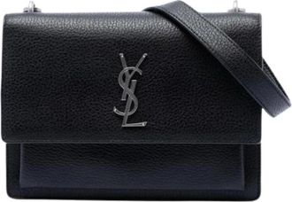 Saint Laurent Pre-owned Cuir sacs-ports-paule - Femme - Pre-owned - Noir - Taille: ONE Size