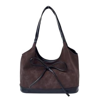 Generic Sac &agrave; bandouli&egrave;re souple en polyur&eacute;thane de couleur unie - Grand sac d&eacute;contract&eacute; et l&eacute;ger pour femme - Pour voyage, shopping, usage quotidien, caf&eacute;, 2