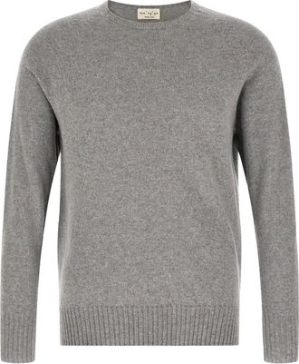 Maryya Maryya, Homme, Pulls, Gris, Taille: L Pull Girocollo spacchi