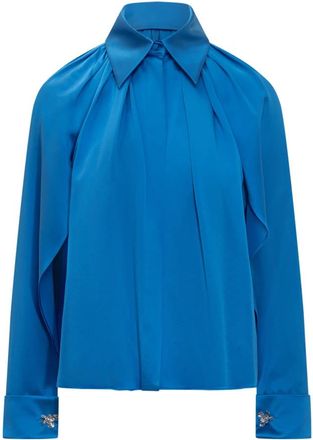 Max Mara Femme, Blouses et Chemises, Bleu, Taille: 38 FR Chemises