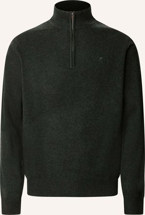Hackett Pullover Lambswool Hzip gruen