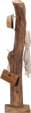 Landscape Kleiderständer, Teak, Holz, Metall, Teakholz, massiv, 30x180x30 cm, Garderobe, Garderobenständer