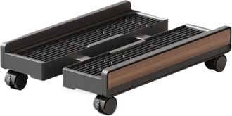 Generic St&auml;nder f&uuml;r PC-Zentraleinheit - verstellbare Platte mit | Tragbare Bodenhalterung f&uuml;r Computer | f&uuml;r B&uuml;ro Zuhause Bildschirm Drucker Konsole Spiel Spe