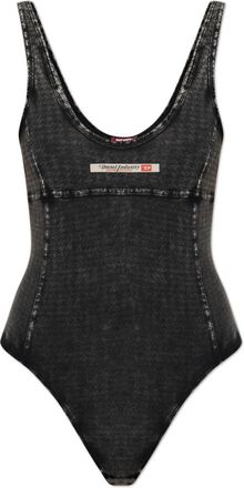 Diesel Phoebe-Dnm Bodysuit - - Tops - Damen - Grau - S