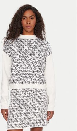 Guess Rollkragenpullover W5BR23 Z3JD2 Écru Relaxed Fit