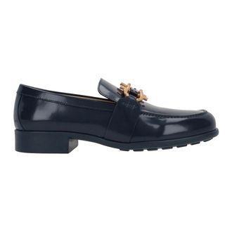 Bottega Veneta Blaue Leder Loafer Schuhe - - Shoes - Damen - Blau - 36 EU