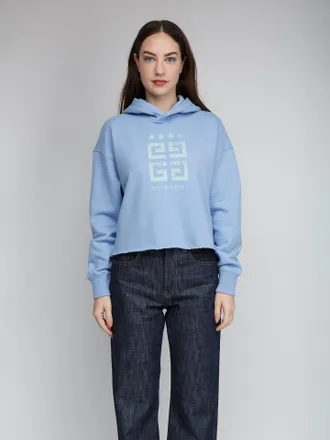Givenchy Womens Blue Cotton Sweatshirt Clothing