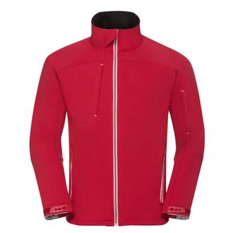 Russell Athletic Russell Herren Bionic Softshell Jacke (Klassisch Rot)