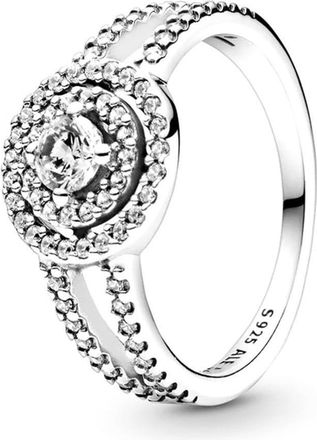 Pandora Damen Ring Timeless funkelnder Heiligenschein Zirkonia Silber 199408C01 48