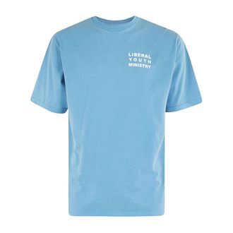 Liberal Youth Ministry Minimalistisches Logo-T-Shirt - - Tops - Herren - Blau - S