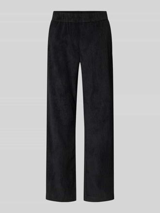 Zabaione Flared Fit Stoffhose in Cord-Optik Modell Magdalene