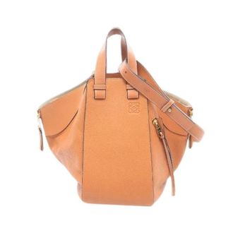 Loewe Pre-owned Hammock Medium Leather 2way Bag - - Pre-owned - Damen - Braun - ONE SIZE