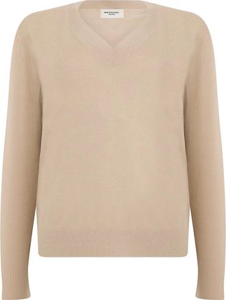 Max Mara Damen, Strickwaren, Beige, MGr&ouml;&szlig;e