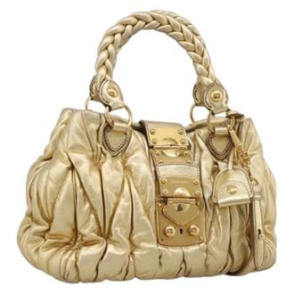 Miu Miu Pre-owned Hand Bag - - Pre-owned - Damen - Gelb - ONE SIZE