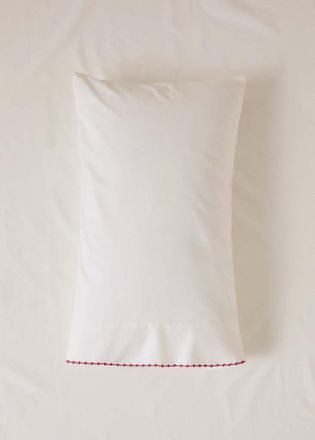 Mango Housse de couss piqueta ivoire - Home - 30x50cm - MANGO HOME