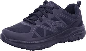 Skechers Homme Arch Fit SR Axtell Basket, Textile synthétique Noir, 41.5 EU