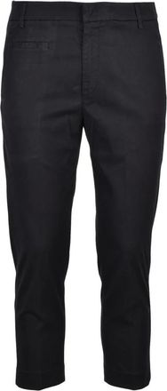 Dondup Femme, Pantalons, Noir, Taille: 40 FR Ariel Cropped Pantalons