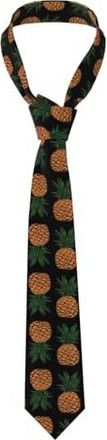 Generic Cravate Ananas Fruits D&Eacute;t&eacute; R&eacute;glable Men Tie Fine Cravate DAffaires Pour Remise De Dipl&ocirc;me F&ecirc;te Travail