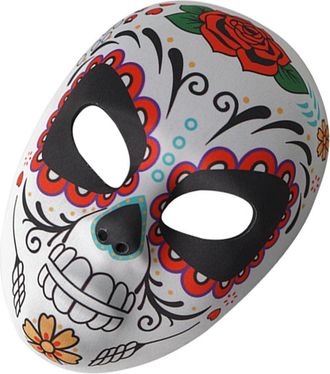 Garneck Mexikanische Tag der Toten Feier Maske Eva Material Leicht und Langlebig Klassische Damenmaske f&uuml;r Kost&uuml;mpartys Karneval Halloween Maskerade