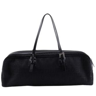 Fendi Pre-owned Zucchino Nylon Canvas Tote Bag - - Pre-owned - Damen - Schwarzk - ONE SIZE