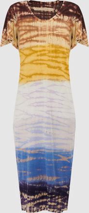 Raquel Allegra Robe New Flutter Rainbow Hues