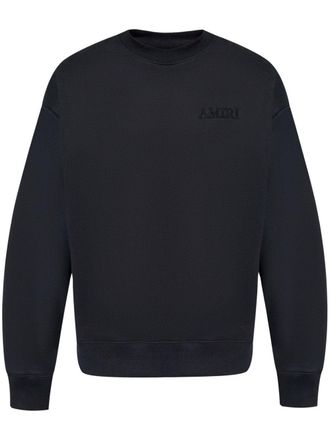 Amiri sweat à logo brodé - Noir