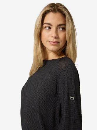 super.natural Langarmshirt f&uuml;r Damen,Merino W LEISURE AIR LS Sehr leicht und extra atmungsaktiv