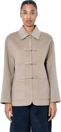 R&oacute;he Femme, Vestes, Beige, Taille: 34 FR Vestes