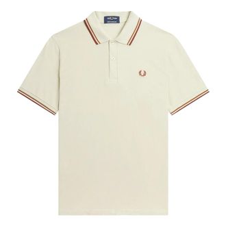 Fred Perry Original Twin Tipped Polo - - Tops - Herren - Beige - XS
