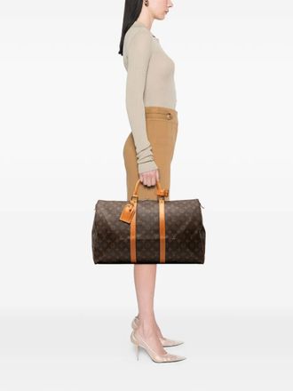 Louis Vuitton 1992 Monogram Keepall 50 travel bag - Marron