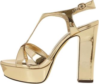 Jimmy Choo London Femme, Chaussures, Jaune, Taille: 38 1/2 EU Kesia 120 Sandal