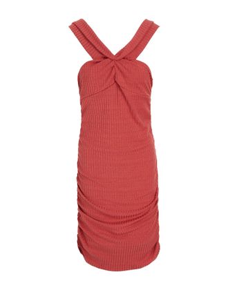 8 by YOOX RIBBED JERSEY OFF-SHOULDER MIDI DRESS