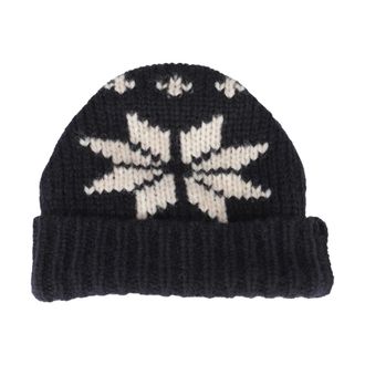 Roberto Collina Bicolor Beanie M&uuml;tze - - Accessories - unisex - Blau - ONE SIZE