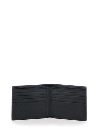 Balenciaga Mens Bifold Wallet Black Leather Calfskin