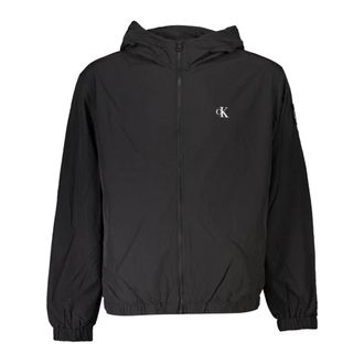 Calvin Klein Homme, Vestes, Noir, Taille: XL Veste &agrave; capuche sportive noire