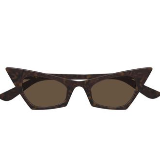 Alexander McQueen Spike Sonnenbrille - - Accessories - Damen - Braun - 48 MM