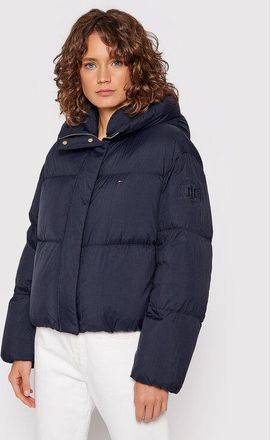 Tommy Hilfiger Daunenjacke WW0WW29933 Dunkelblau Loose Fit