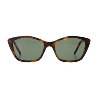 Saint Laurent Womens Sl Sunglasses Brown Acetate