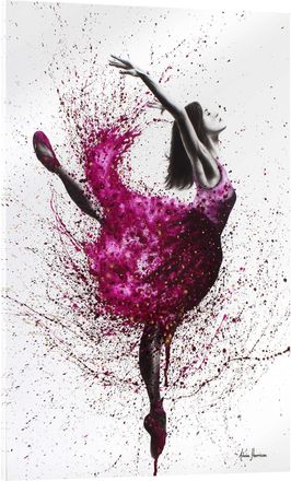 Posterlounge Rotwein-Ballett Acrylglasbild von Ashvin Harrison 20 x 30 cm Pink Wandbilder Wanddeko