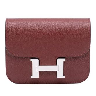 Herm&egrave;s Pre-owned Constance Slim Wallet - - Pre-owned - Damen - Rot - ONE SIZE
